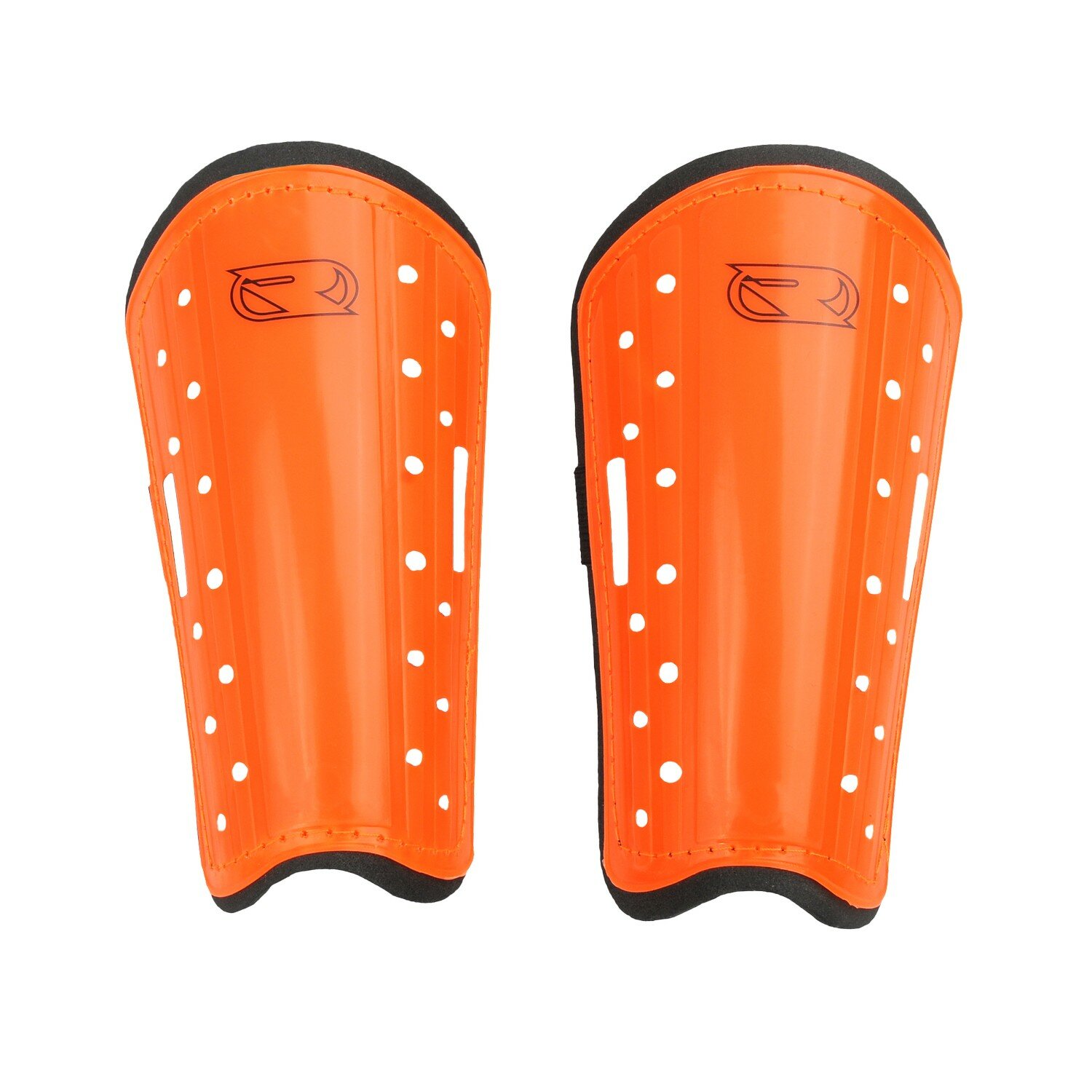 Футбольные щитки Rgx-8449, универсальные, размер S, неон/оранжевый