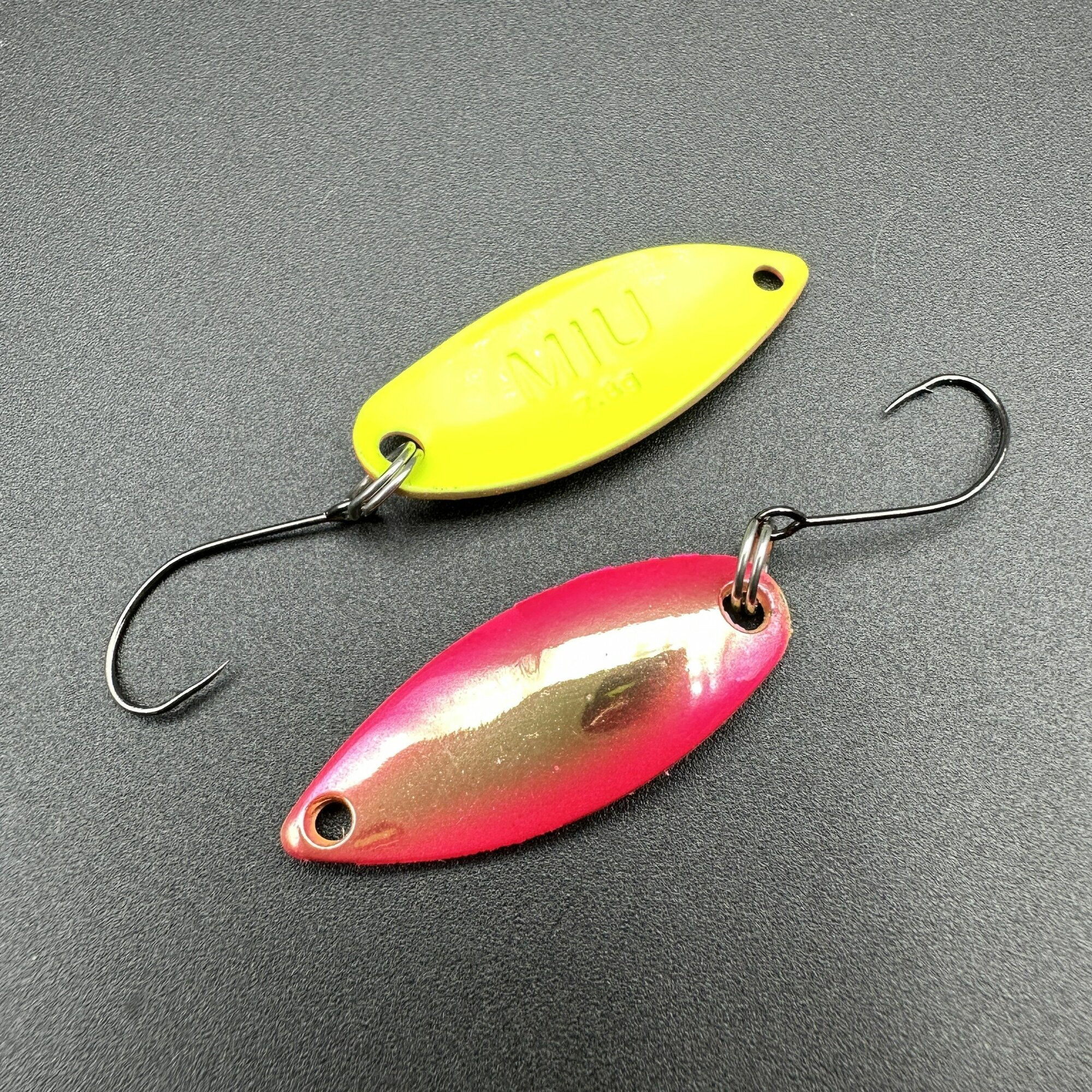 Блесна MIU Forest это микроколебалка ультралайт для ловли форели, окуня, голавля, жереха, хариуса, щуки и краснопёрки на спиннинг. Вес блесны составляет 2,8 грамма.