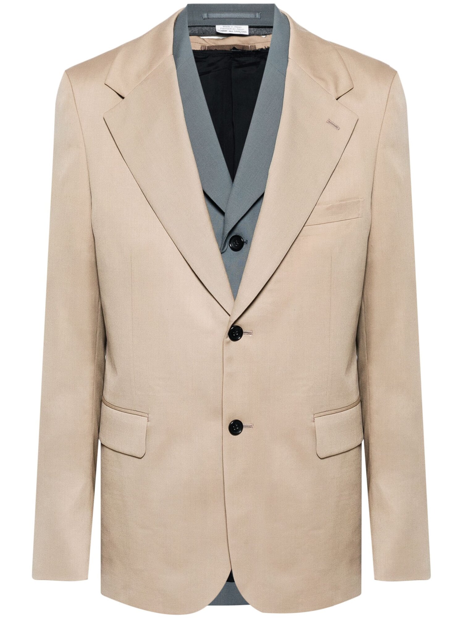 Пиджак Single-breasted layered blazer