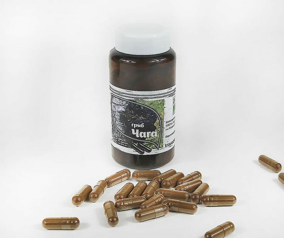 Чага в капсулах 90 к x 320 мг Доктор Дубчак