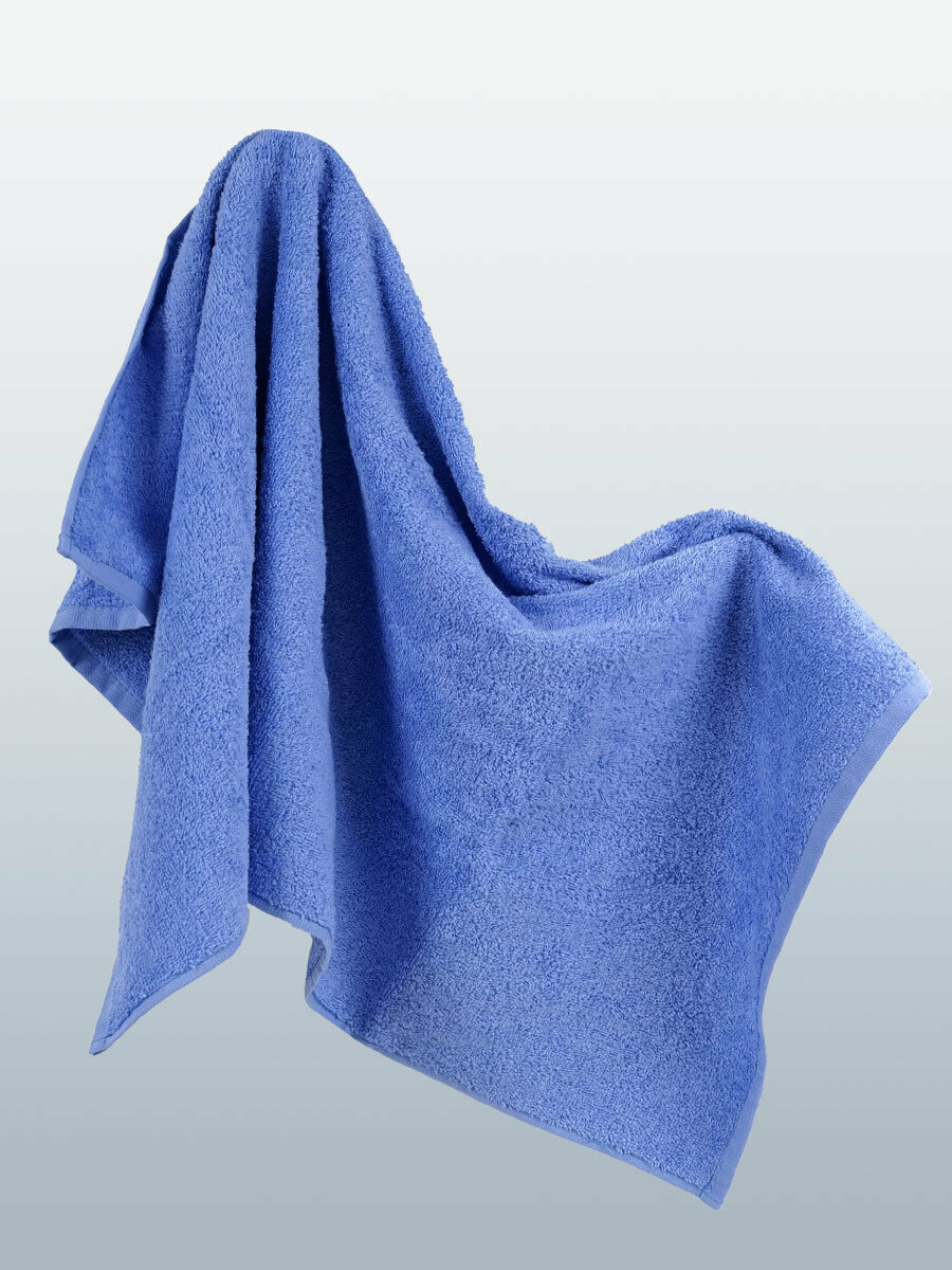 SAFIA HOME Basic Махровое полотенце, 70х135, цвет синий 1 шт