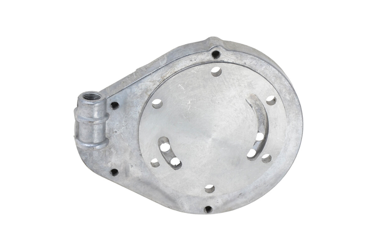 Задняя крышка компрессора для пушки тепловой и калорифер ЗУБР ДПН-К9-21000-Д, ДПН-К10-25-Д, ДП-К5-15000, ДП-К6-17, ДП-К7-15000, ДП-К7-30000-Д, ДП-К7-52000-Д, ДП-К8-20, ДП-К8-35, ДП-К8-55-Д