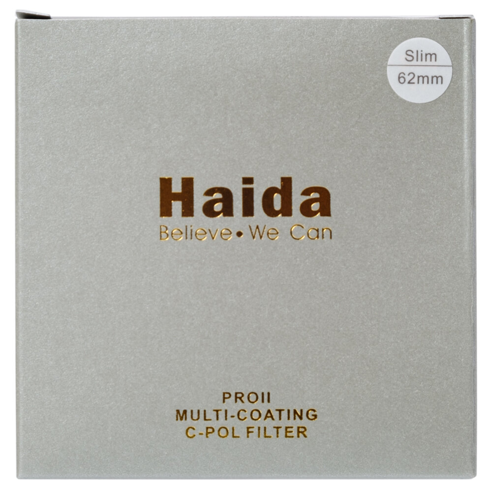 Светофильтр поляризационный Haida Slim PRO II MC C-POL 62mm