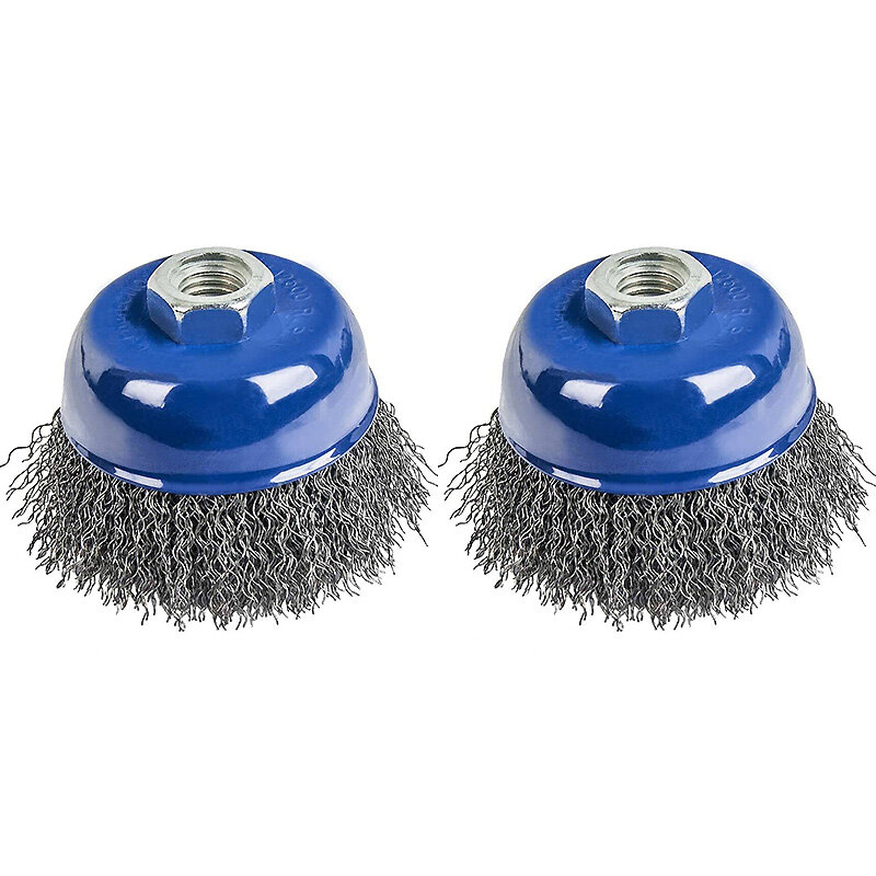 Корщетка для УШМ Практика мягкая чашеобразная d75 мм M14 (2 шт.)