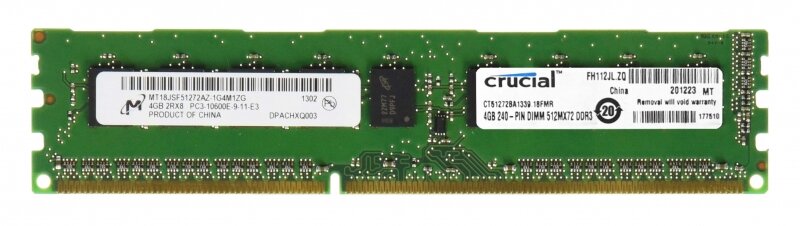 Оперативная память Crucial CT51272BA1339.18FMR DDRIII 4GB