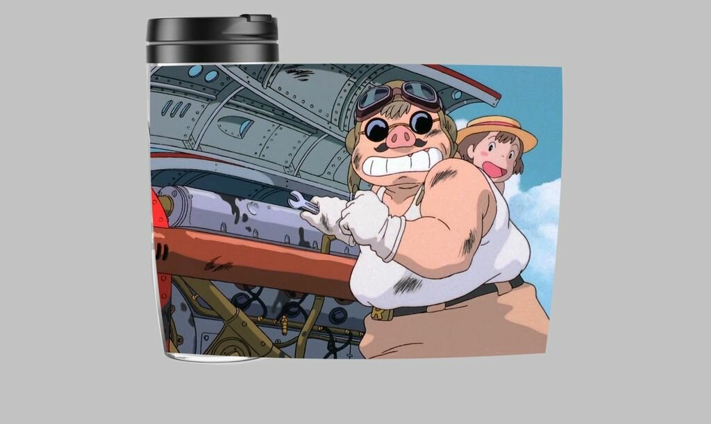 Термокружка Порко Россо, Porco Rosso №8