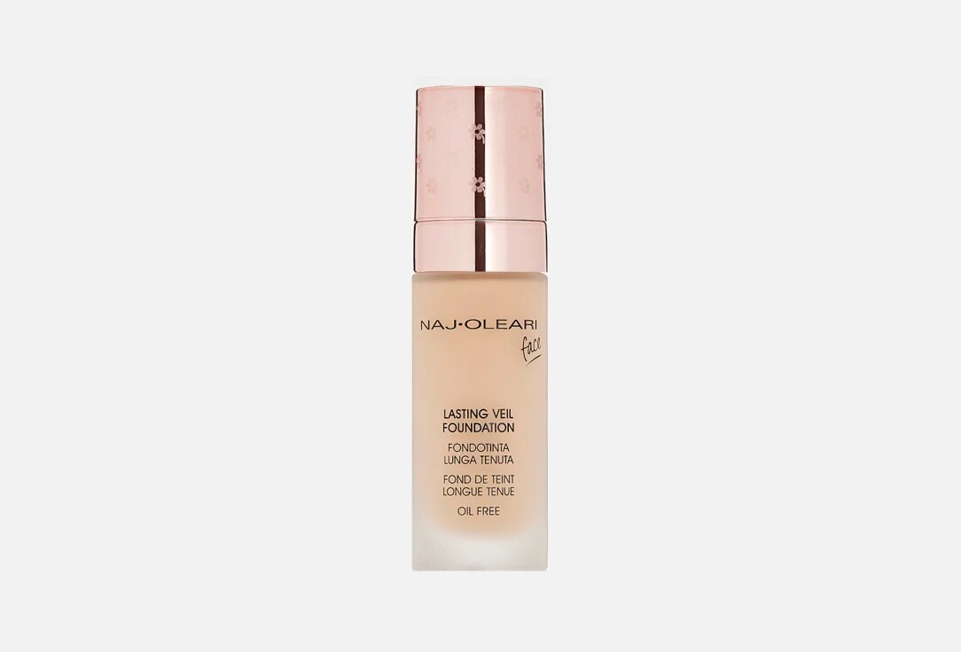 Тональный флюид для лица Naj Oleari Lasting Veil, тон 102, Rosa naturale, 20 мл