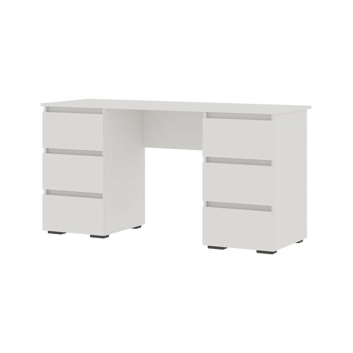 Белый стол письменный для школьника Хелен ПС 02 (1420х730х500)