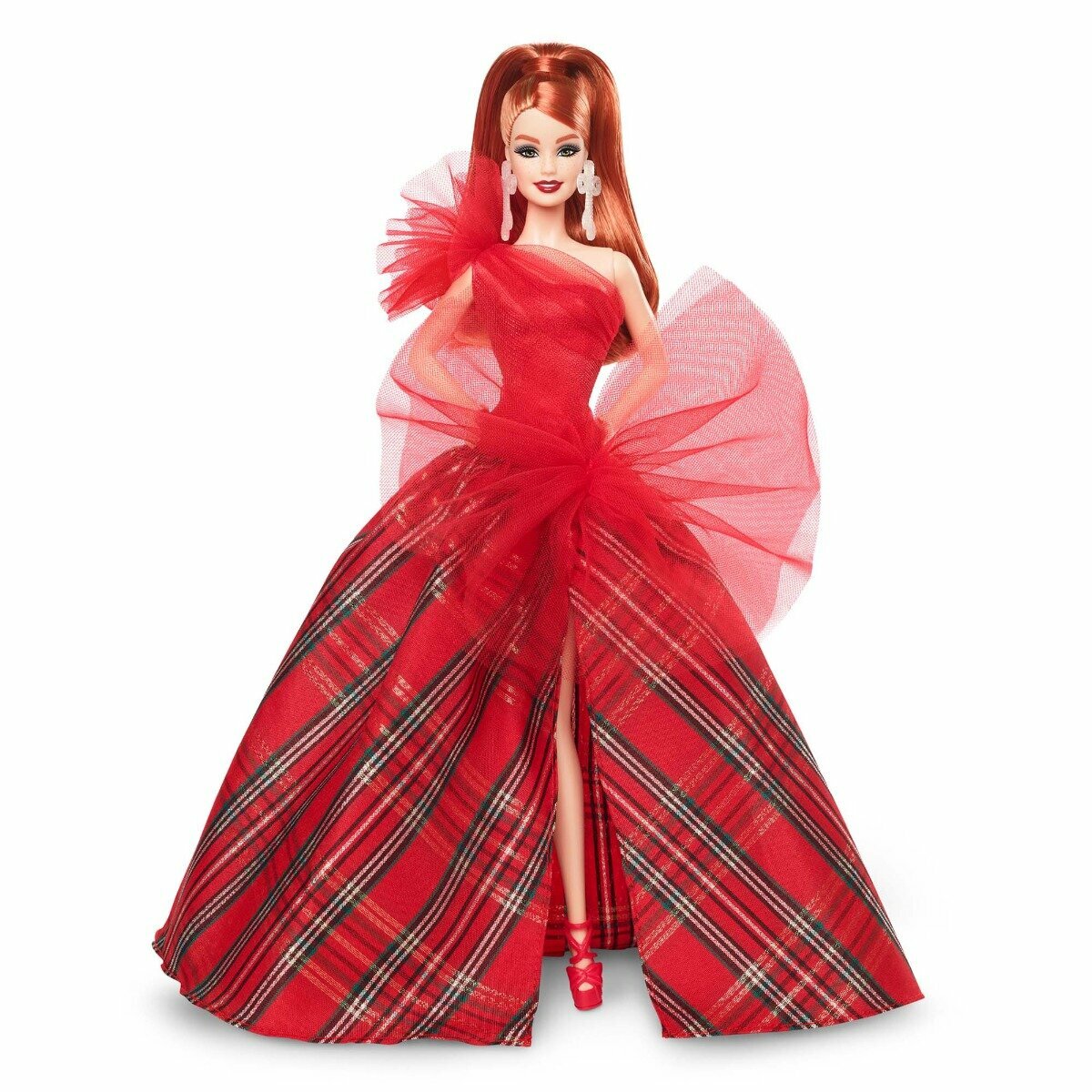 Кукла Barbie 2024 Holiday Doll (Барби Праздничная 2024 Рыжая)