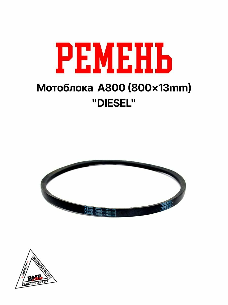 Ремень мотоблока A800 (800х13 мм) "DIESEL"