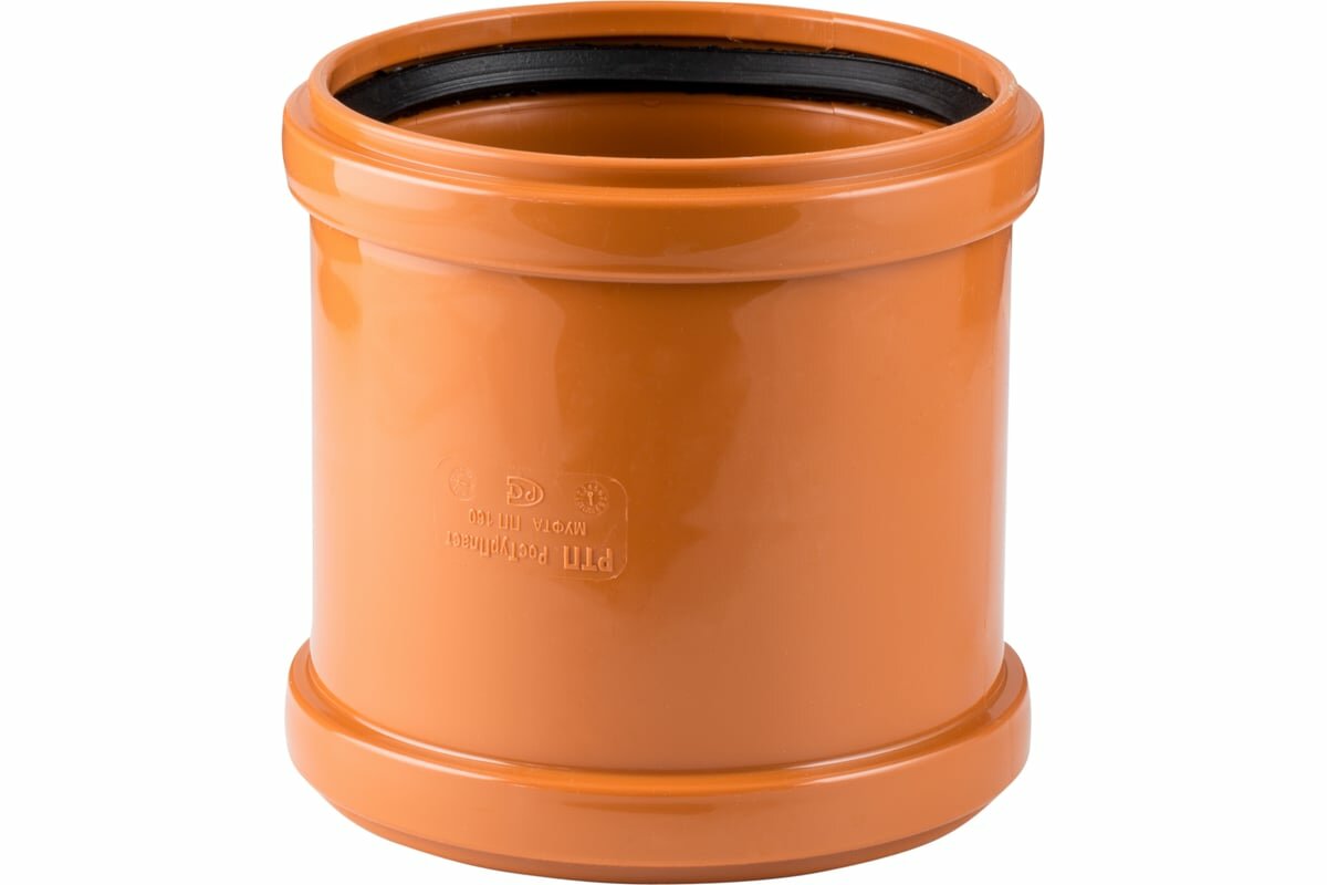 RTP Соединительная муфта наружной канализации 110 мм 36697 для соединения труб