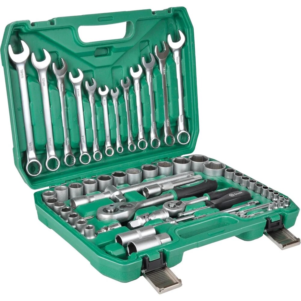 Набор инструментов БелАК "МАСТЕР", 61 предмет, углеродистая сталь, в кейсе
