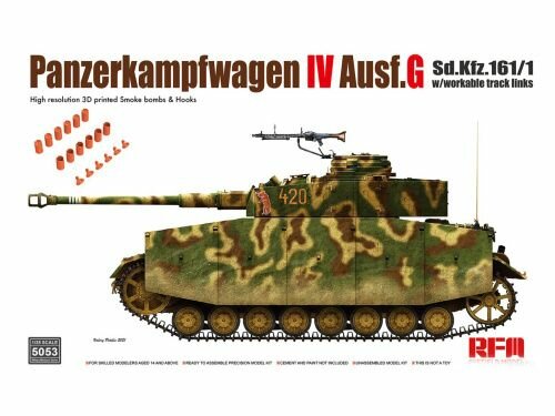 RM-5053 Средний танк Pz.kpfw.IV Ausf.G without interior (1/35)