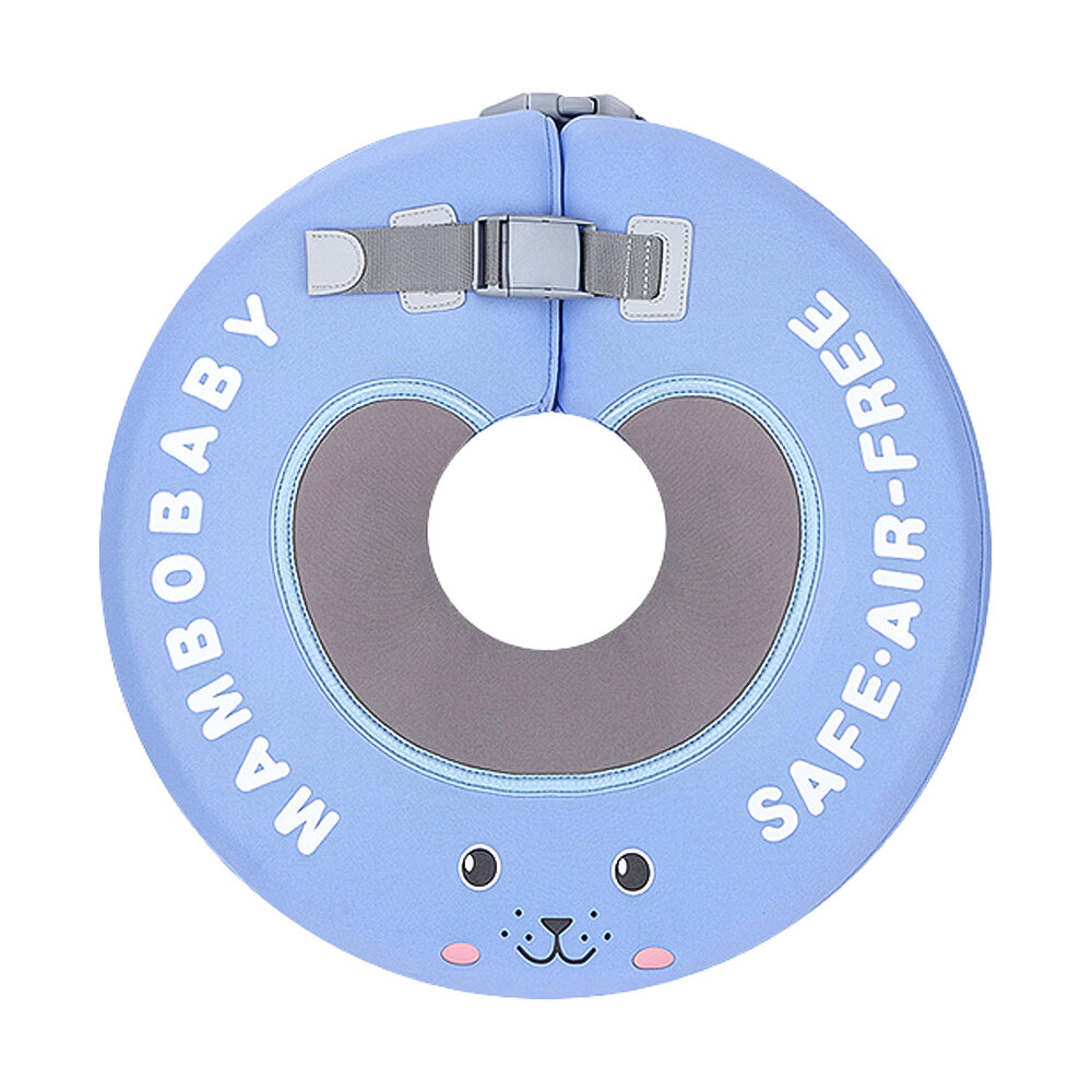 Ненадувной детский поплавок Mambobaby B510 с шейным кольцом и головкой для плавания