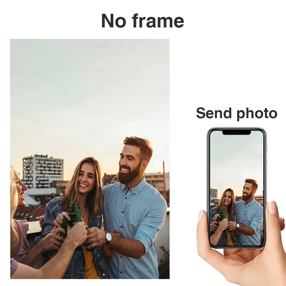 Картина на холсте QIPINGART, печать фото, современная No frame, 70x100cm