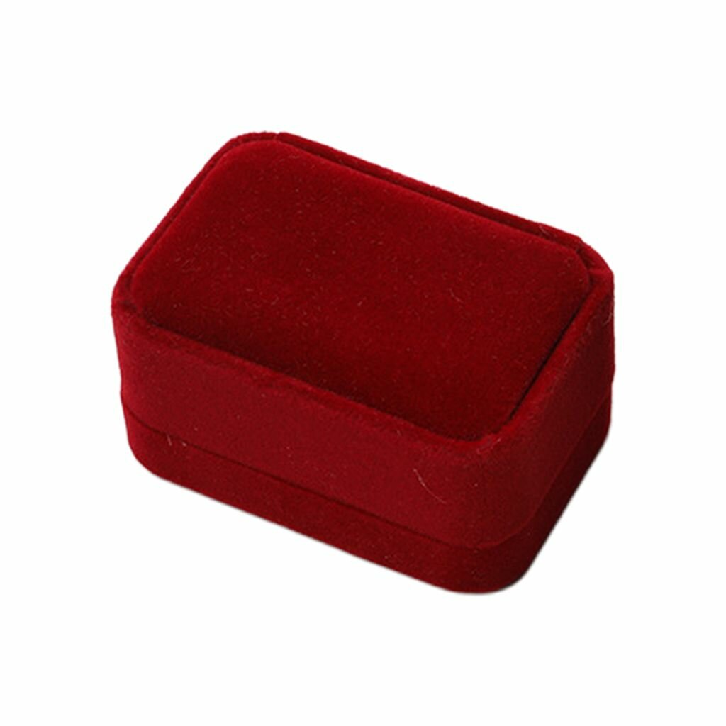 Упаковка в шкатулку для ювелирных изделий, фланелевое кольцо для женщин