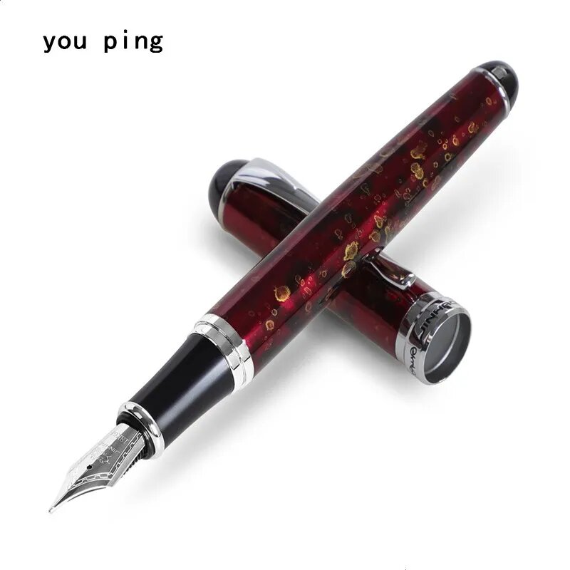 Перьевая ручка JINHAO из нержавеющей стали 750 цветов Бордовый, C-1