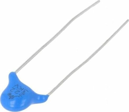 Конденсатор Jb Capacitors JYC3F222MCF075000B керамический 2,2нФ 3кВDC Y5V -20-80П 7,5мм 1шт