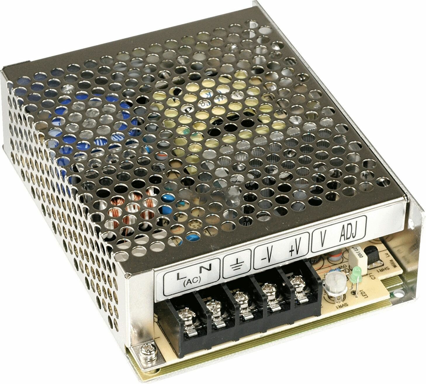 Блок питания MEAN WELL RS-75-12 Блок питания: импульсный модульный 72Вт 12ВDC 6А OUT: 1 410г 1шт