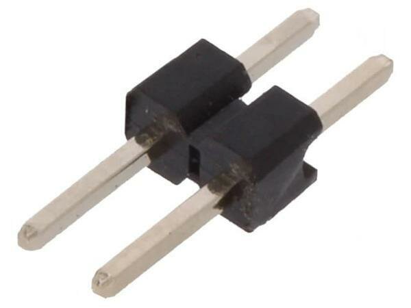 Штыревая планка CONNFLY ZL303-02P "Папа", PIN 2, прямой, 2 мм, THT, 1 шт