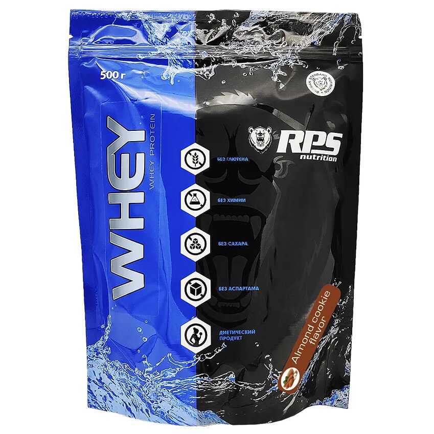 Сывороточный протеин RPS Nutrition Whey Protein - 500 г, миндальное печенье