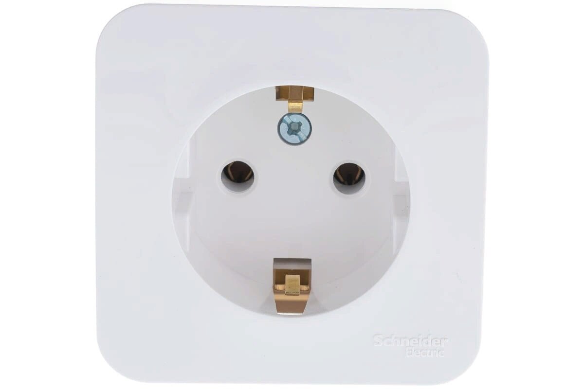 Серия SCHNEIDER electric BLANCA розетка с/з без шторок изол. ПЛ, 16А, 250В, белый BLNRA010111 ЛОТ 10 шт