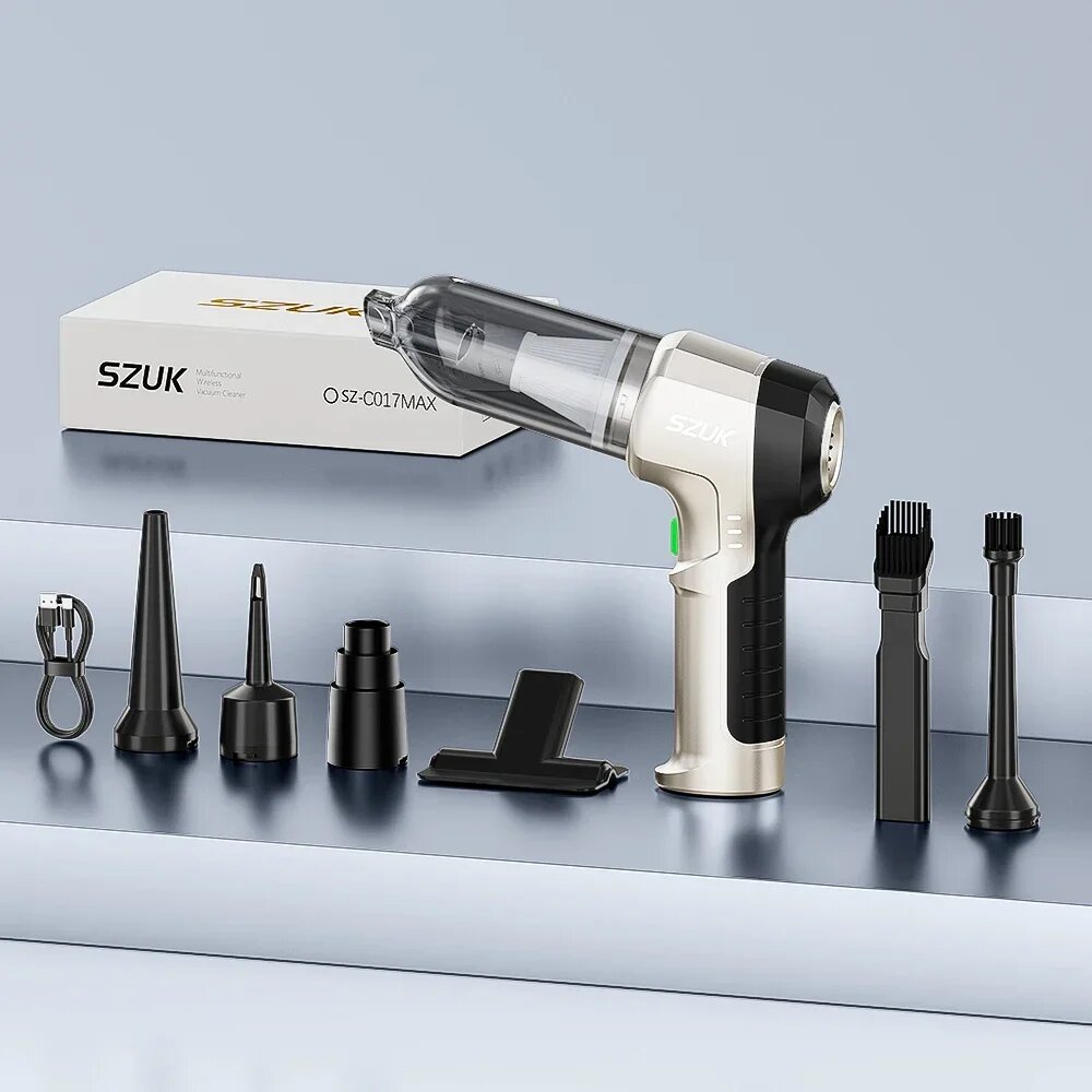 SZUK 9998700PA автомобильный пылесос, Мощное всасывание, беспроводной портативный ручной Max