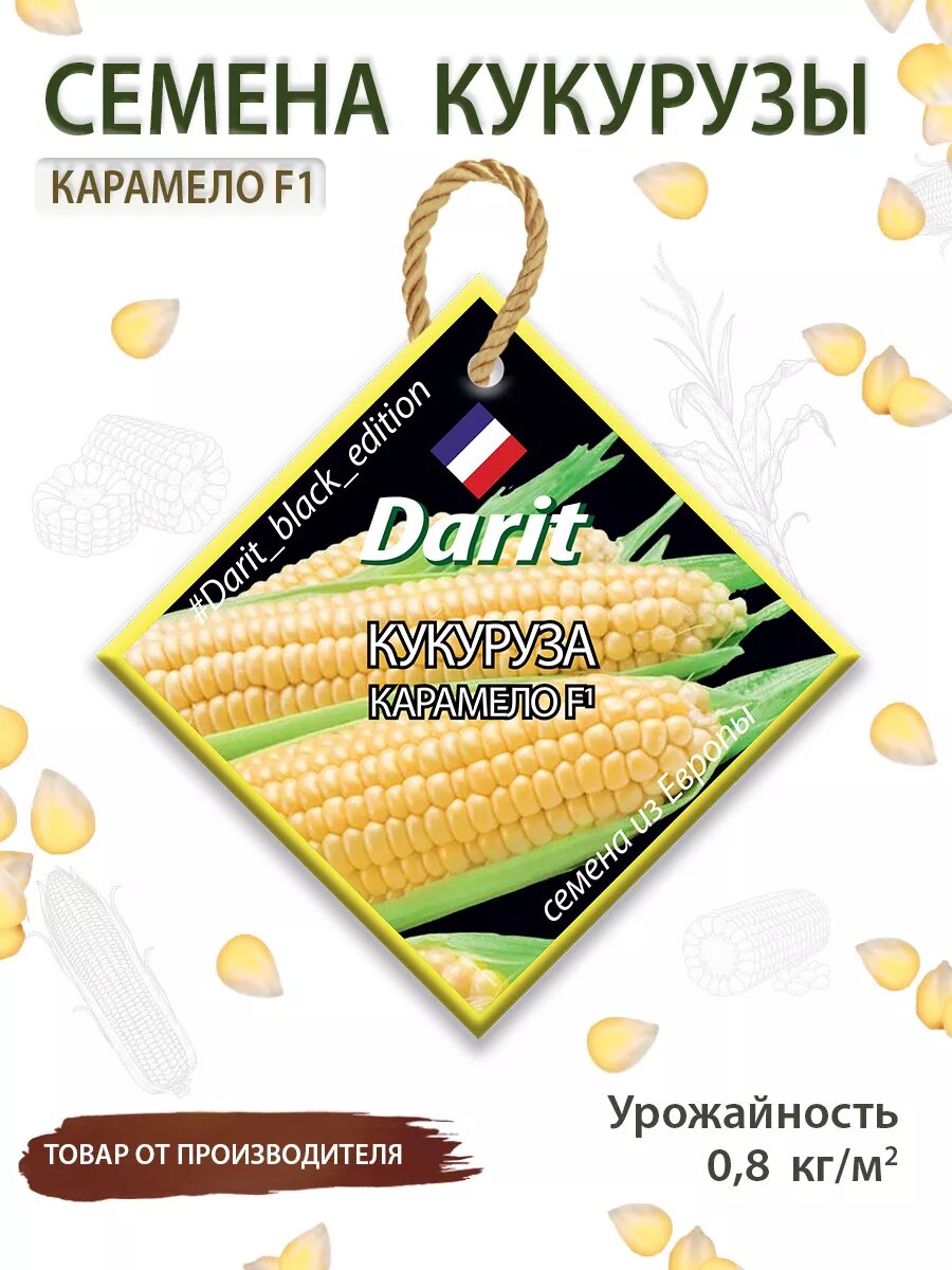 Семена кукурузы Карамело Darit Black Edition 6 г