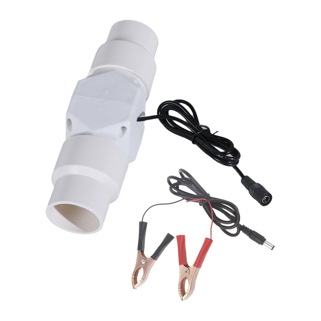 Наружный диаметр 50 мм 12 В канальный вентилятор вытяжной вентилятор + зажим для аккумулятора линия питания-40 мм