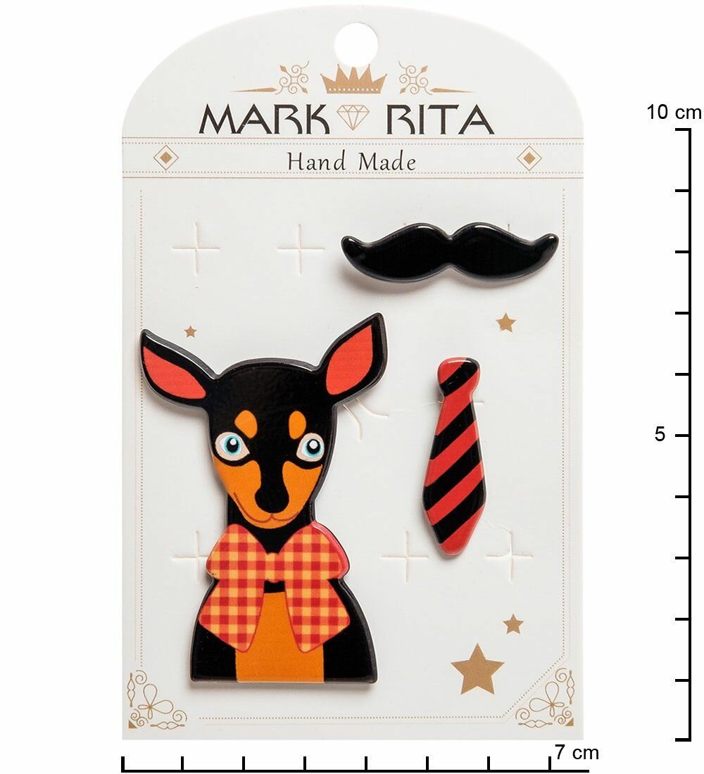 Комплект брошей