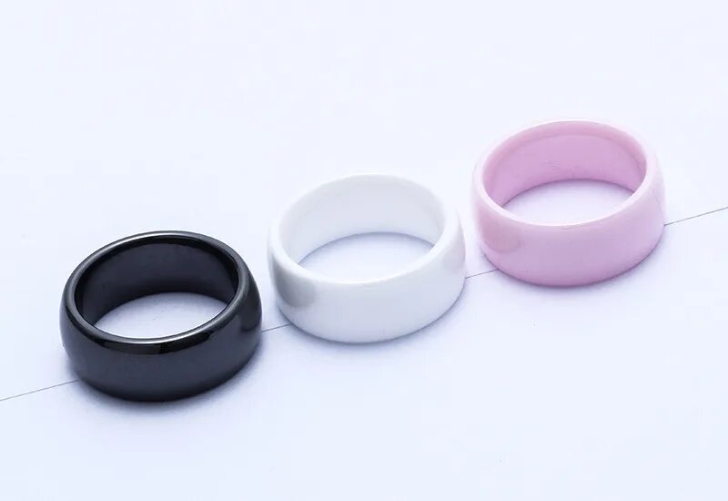 Кольцо ZORCVENS, ширина 8 мм, розовый — фото 1