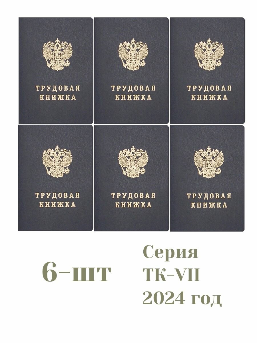 Трудовая книжка нового образца, серия VII, Гознак