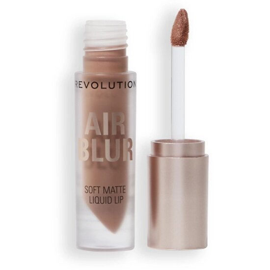 Жидкая матовая губная помада Revolution Makeup Air Blur Matte тон коричневый нюд, 3,5 мл