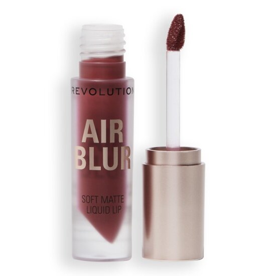 Жидкая матовая губная помада Revolution Makeup Air Blur Matte тон холодный красный, 3,5 мл