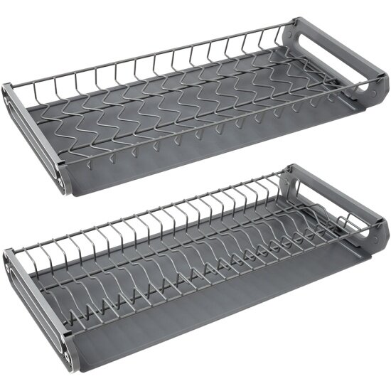 Посудосушитель Lemax Prof EVOLUTION с рамой в корпус 600 мм, цвет вулканический серый (MD1-6VG)