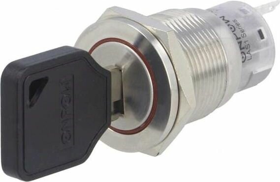 Переключатель ONPOW LAS1-AGQP-11Y/21/S Переключатель замок для РЭА 2 Алгоритм раб ON-ON 1шт