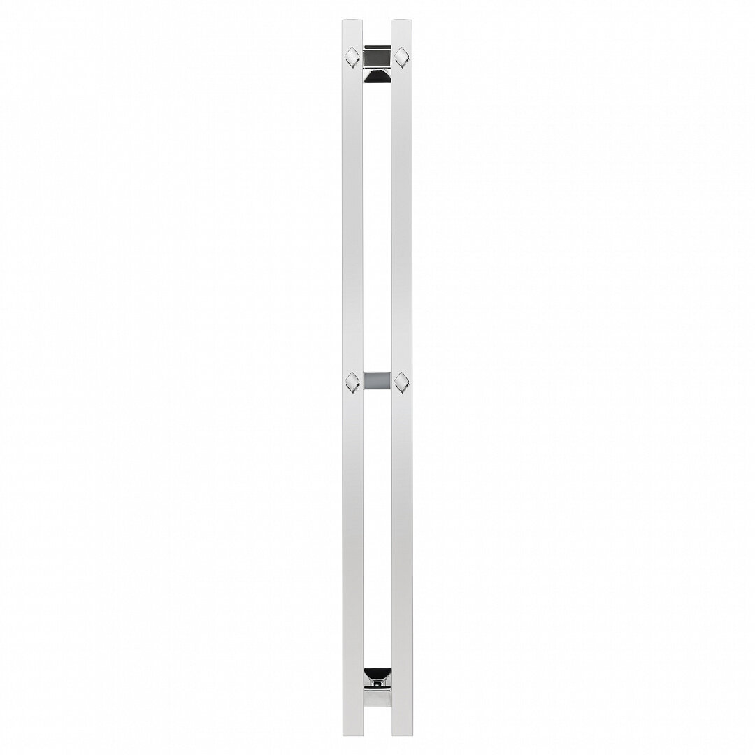 Дизайн-радиатор водяной Secado Сандриго 2К 1000x100, хром