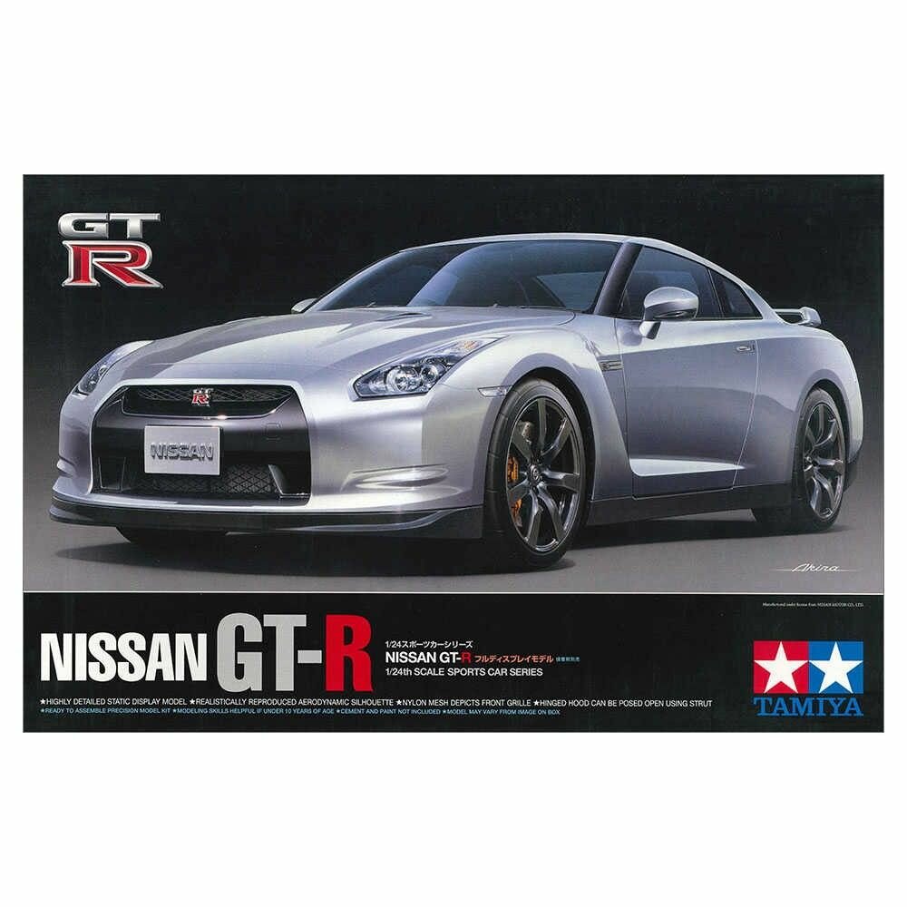 Сборная модель Машинка Tamiya-24300F 1/24 Nissan GT-R R35 Supercar with internal structure car model kit
