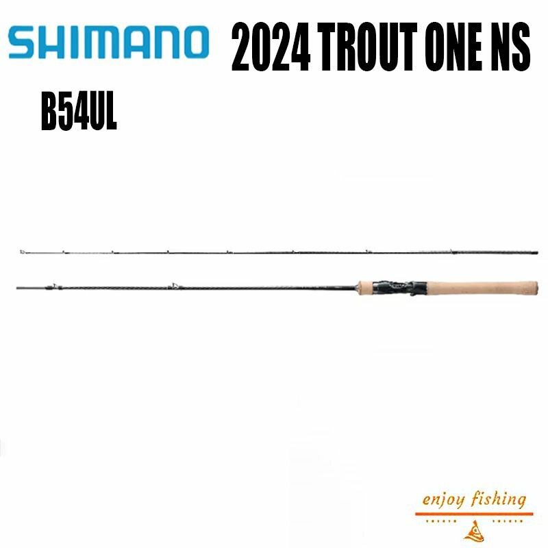 SHIMANO 2024 TROUT ONE NS B54UL Пресноводная Морская Вода Удочка Для Ловли Рыбы