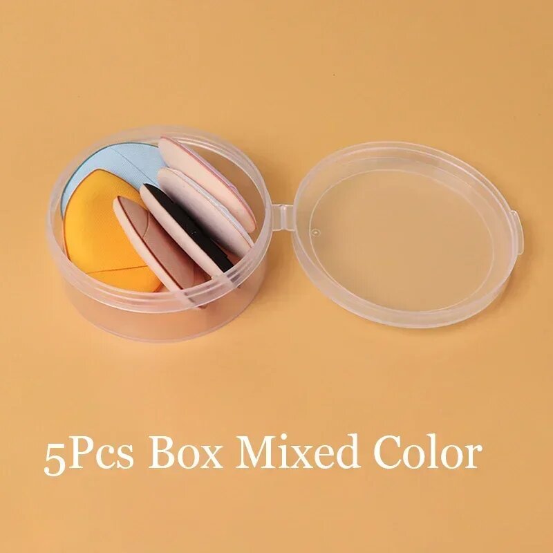 Спонжи для макияжа ASHAIE, 5 шт, Mix In Box