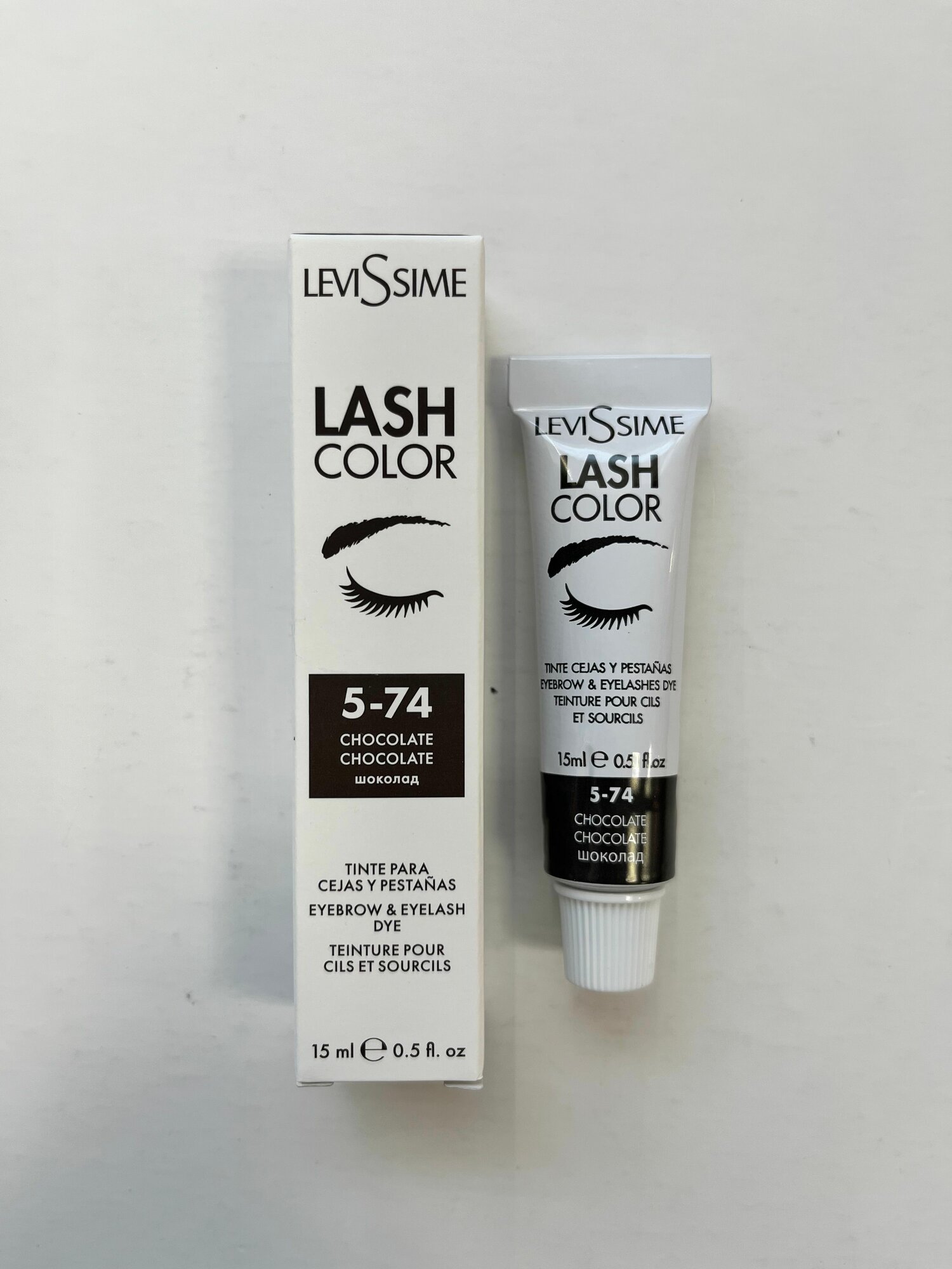 LeviSsime Краска для бровей и ресниц Шоколадный №5-74, 15 мл