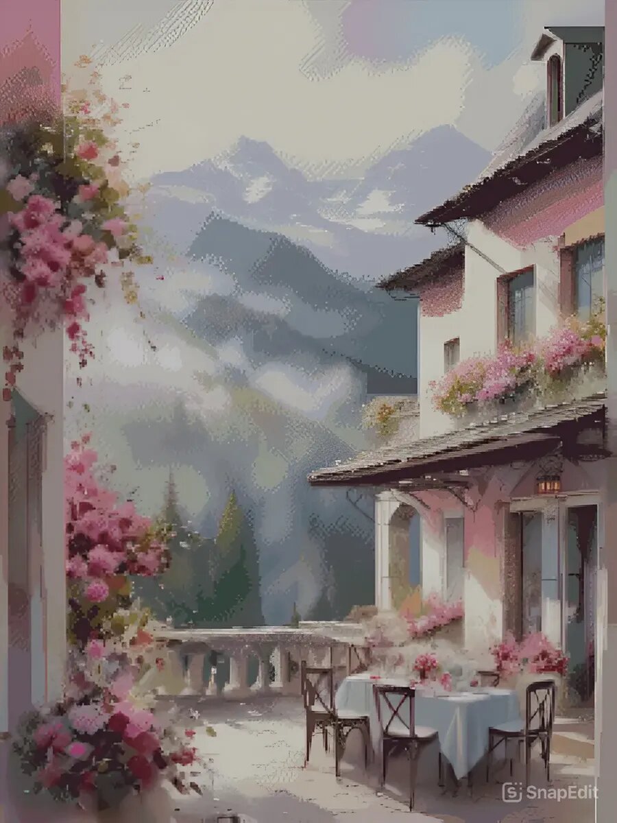 Набор для вышивания. Меланхолия. Пейзаж