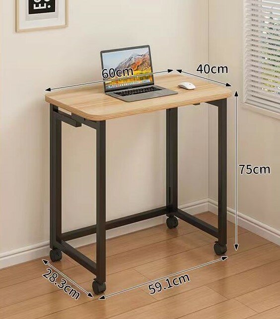 Складной стол, MDF, 60x40x75см, толщина рабочего стола 1.6 см