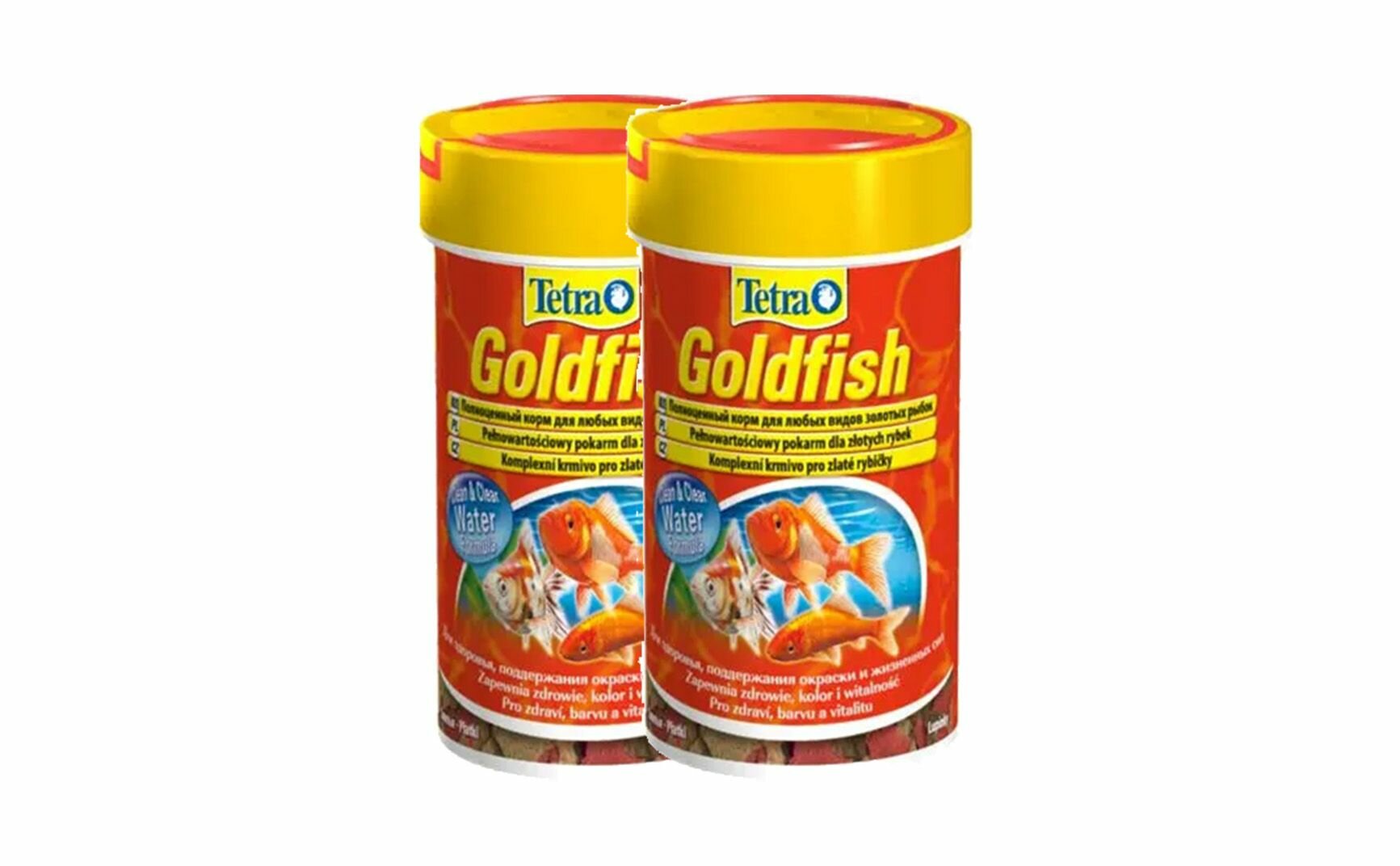 TetraGoldfish корм в хлопьях для всех видов золотых рыбок 100 мл х 2 шт.