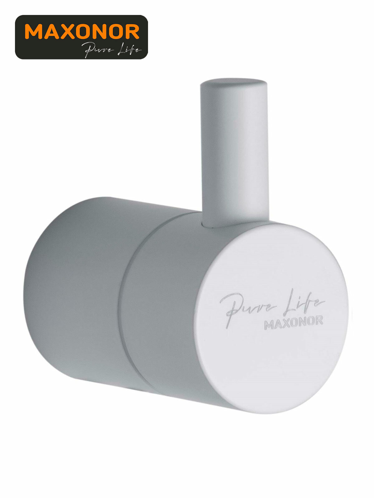 Крючки для ванной Maxonor PURE LIFE SHADE PL1705-8 белый матовый, Латунь