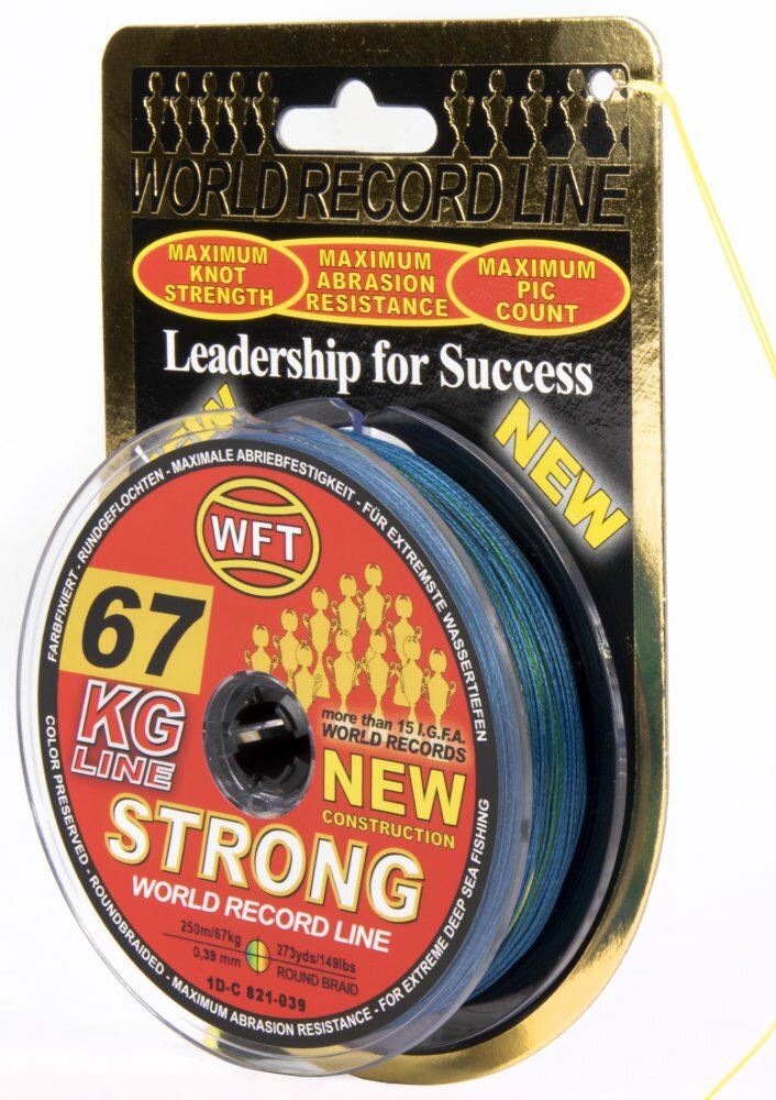 Шнур плетёный WFT KG STRONG Multicolor 250/039