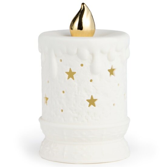 Статуэтка Lefard "свеча" с led-подсветкой, 8,8х8,8х14,8 см