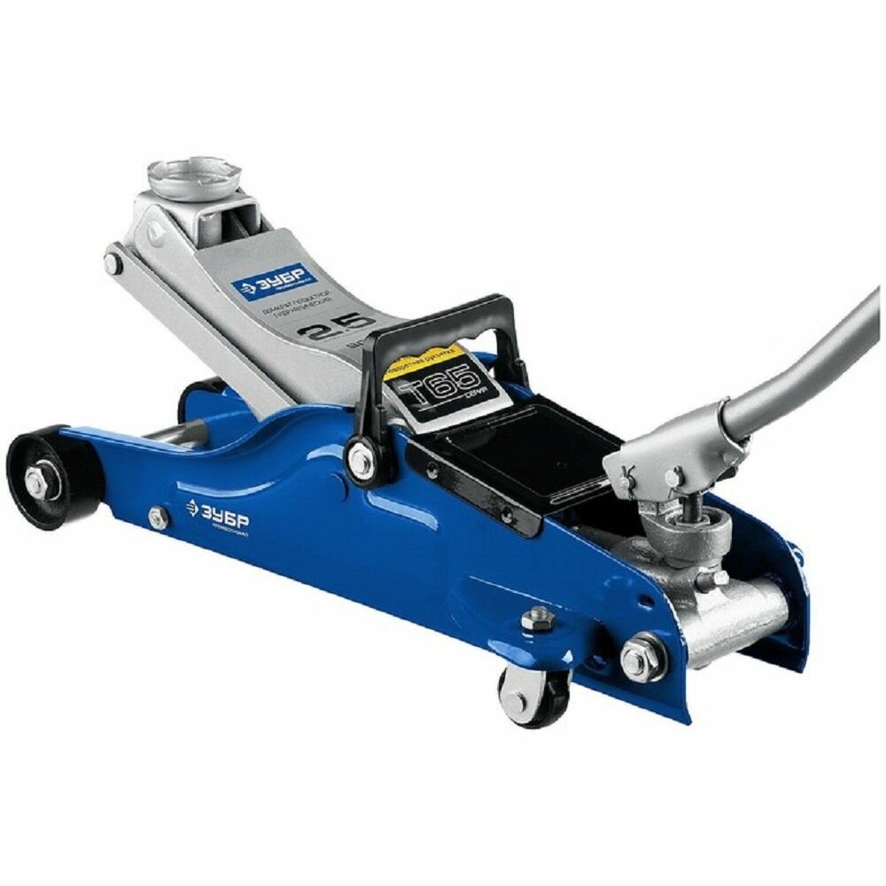 ЗУБР Профессионал Домкрат гидравлический подкатной T65, 2,5т, 90-360мм, 43057-2.5-K