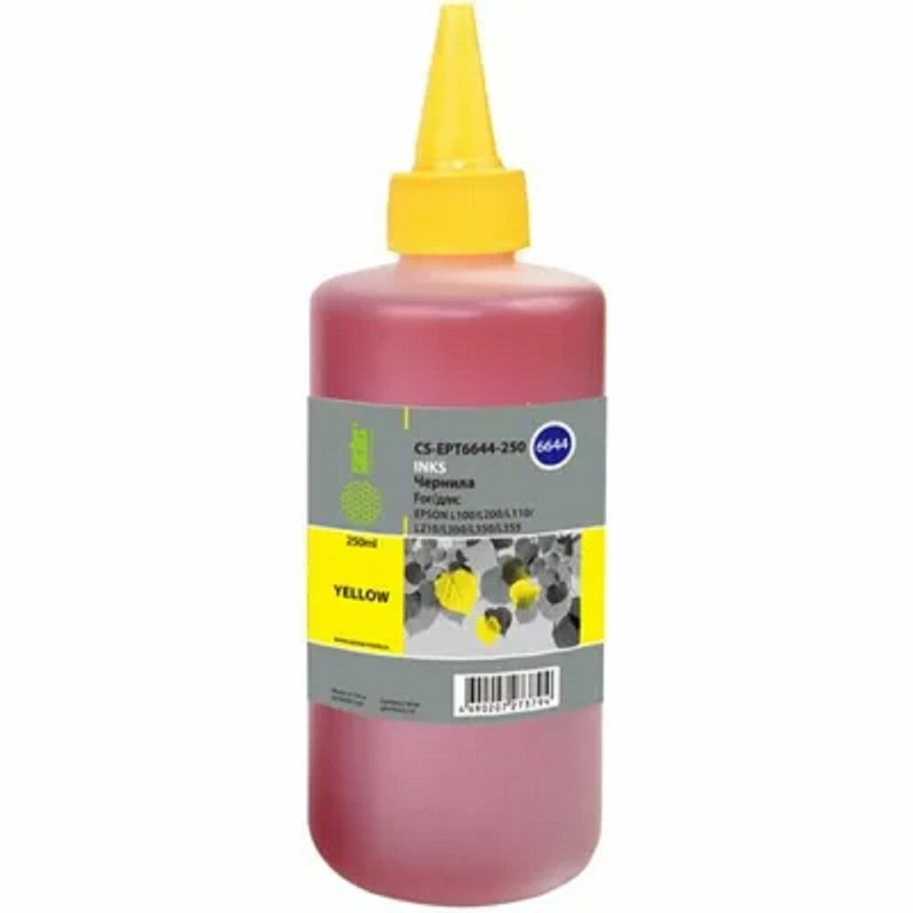 Cactus Чернила CS - EPT6644 - 250 желтый 250мл