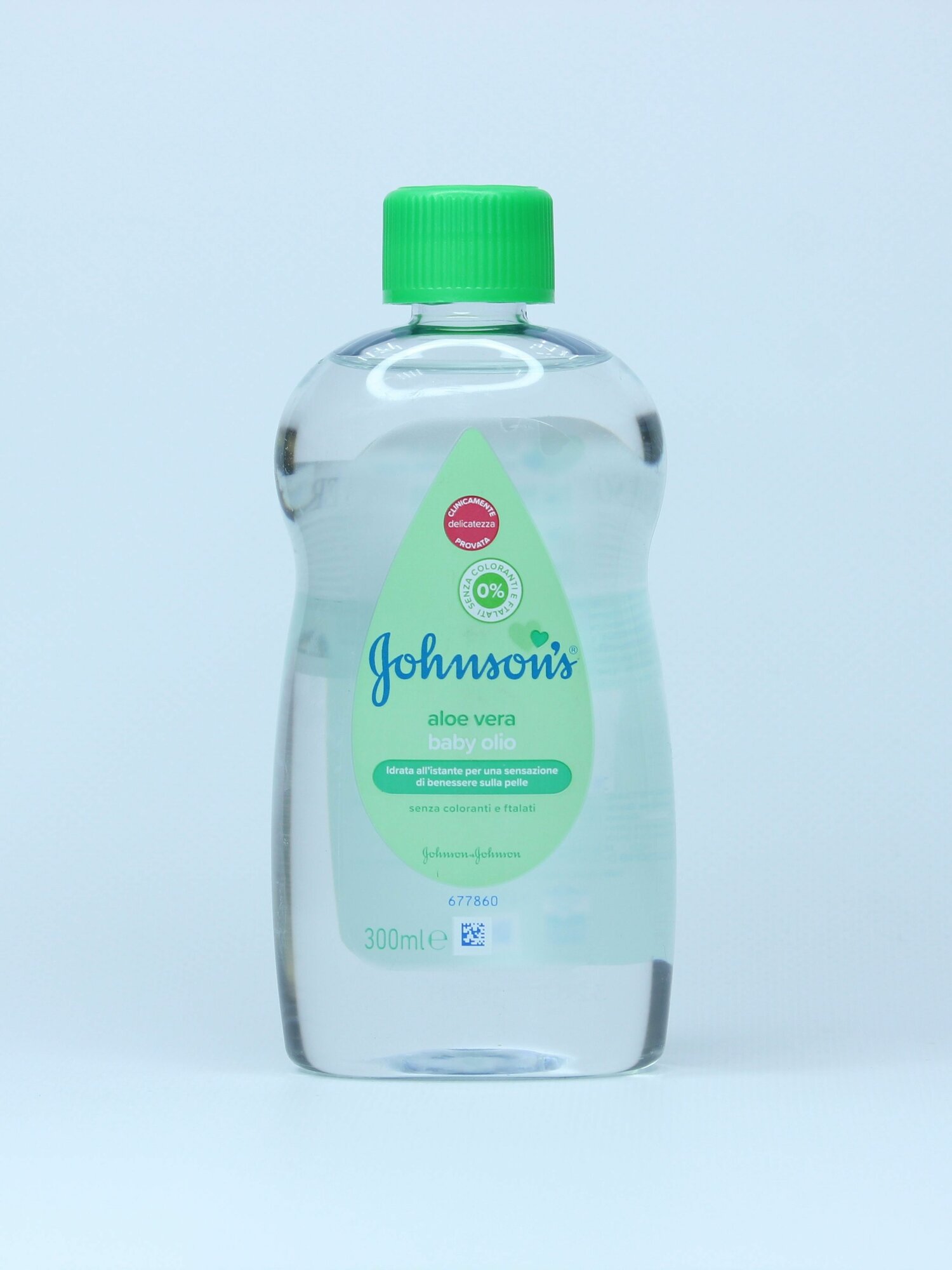 Масло для тела детское Джонсонс Бэйби Johnsons Baby Aloe Vera 300 мл